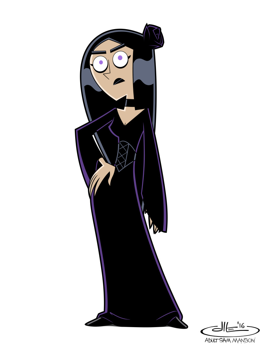 Xbooru - big breasts black hair breasts cleavage danny phantom dlt goth ...